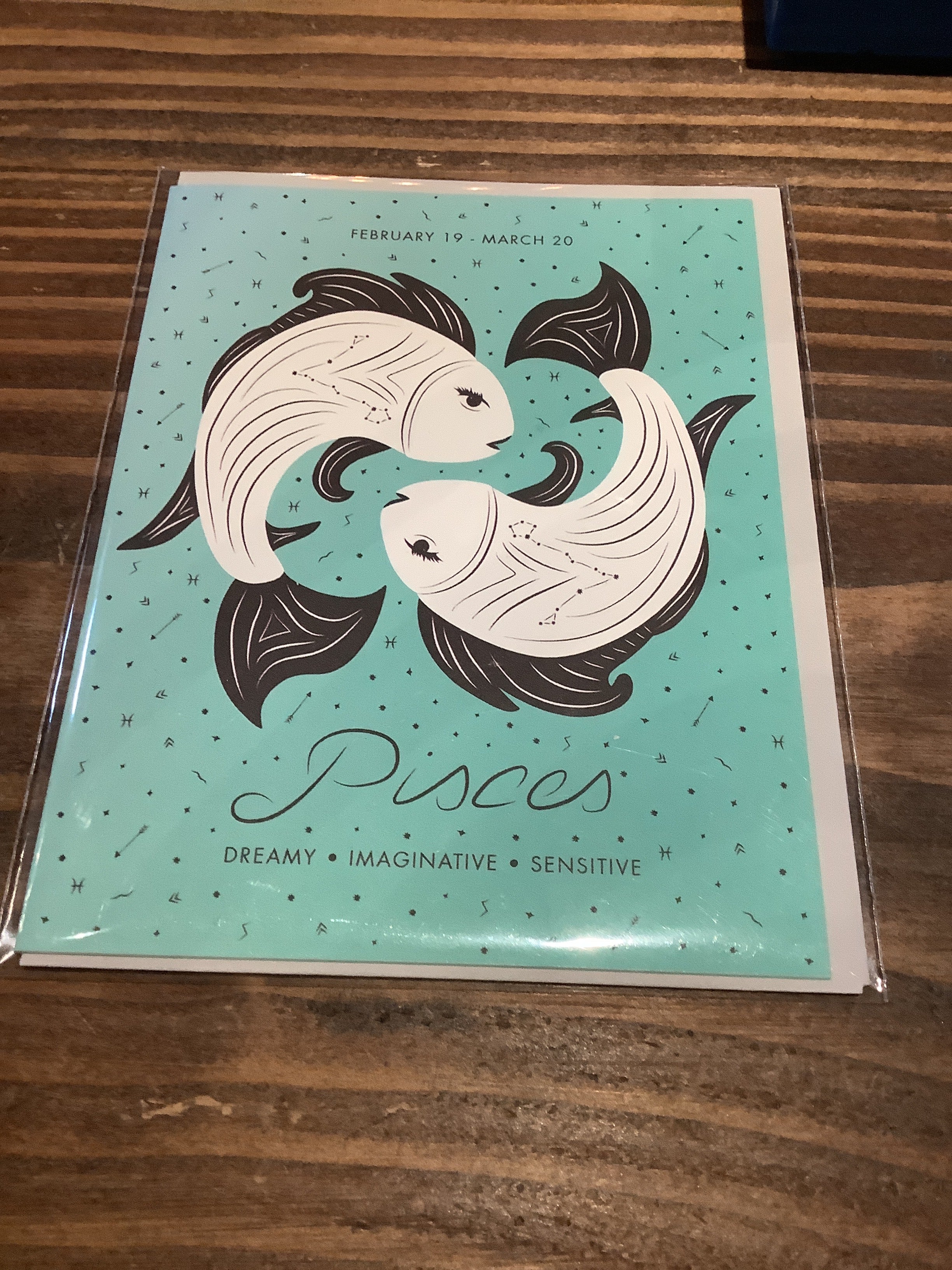 Boss Dotty - Pisces Greeting Card – Flyby Provisions