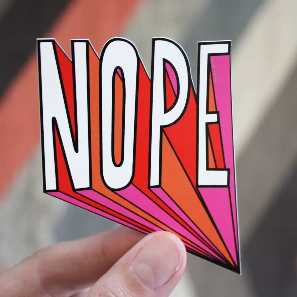 Free Period - Nope sticker – Flyby Provisions