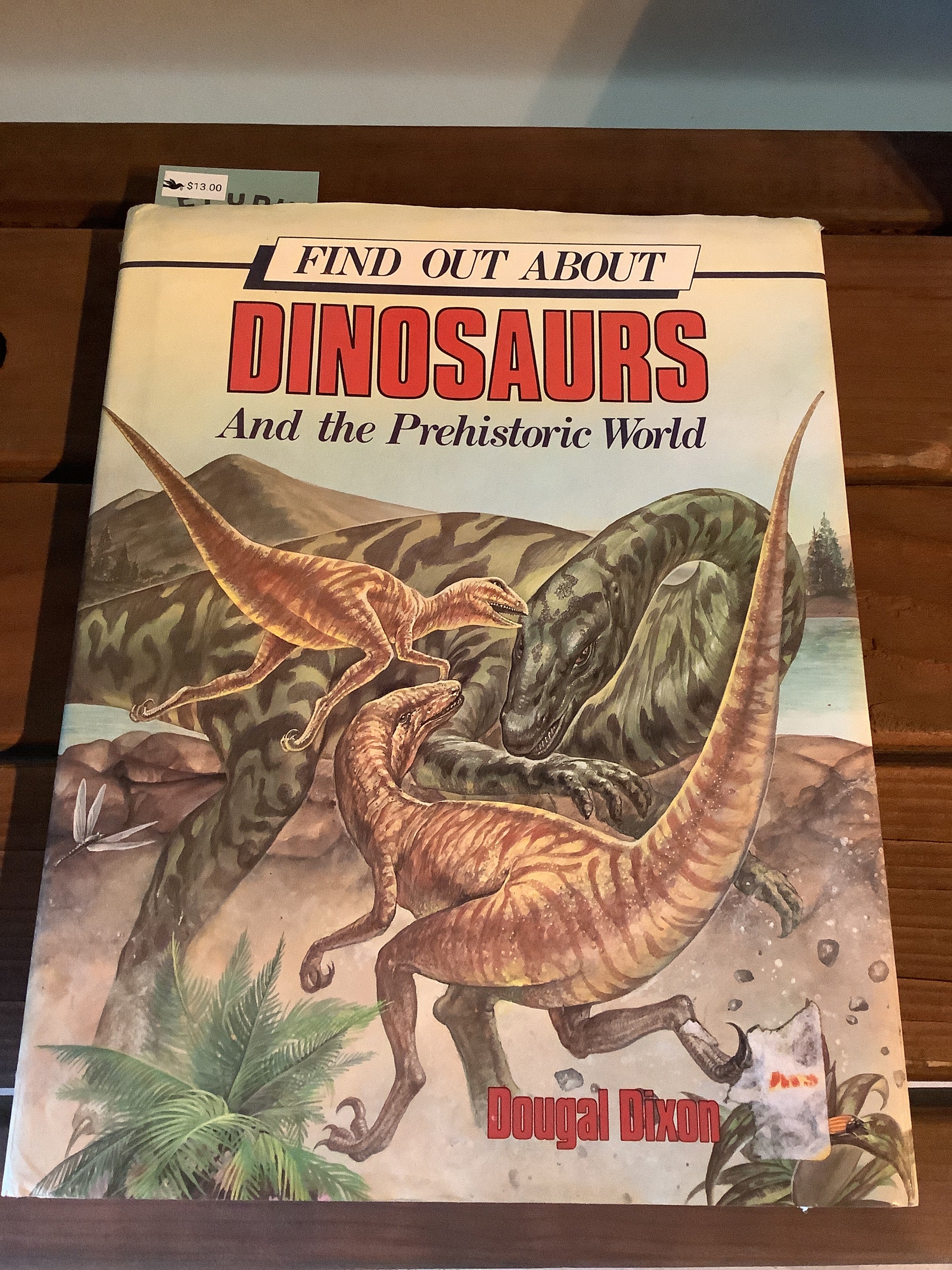 Flyby Provisions - Vintage book - Find out About Dinosaurs