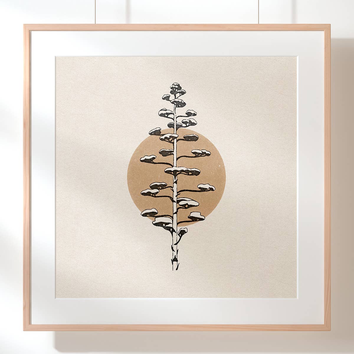 Caroline Clark - Mezcal Stalk Print (12" x 12") – Flyby Provisions