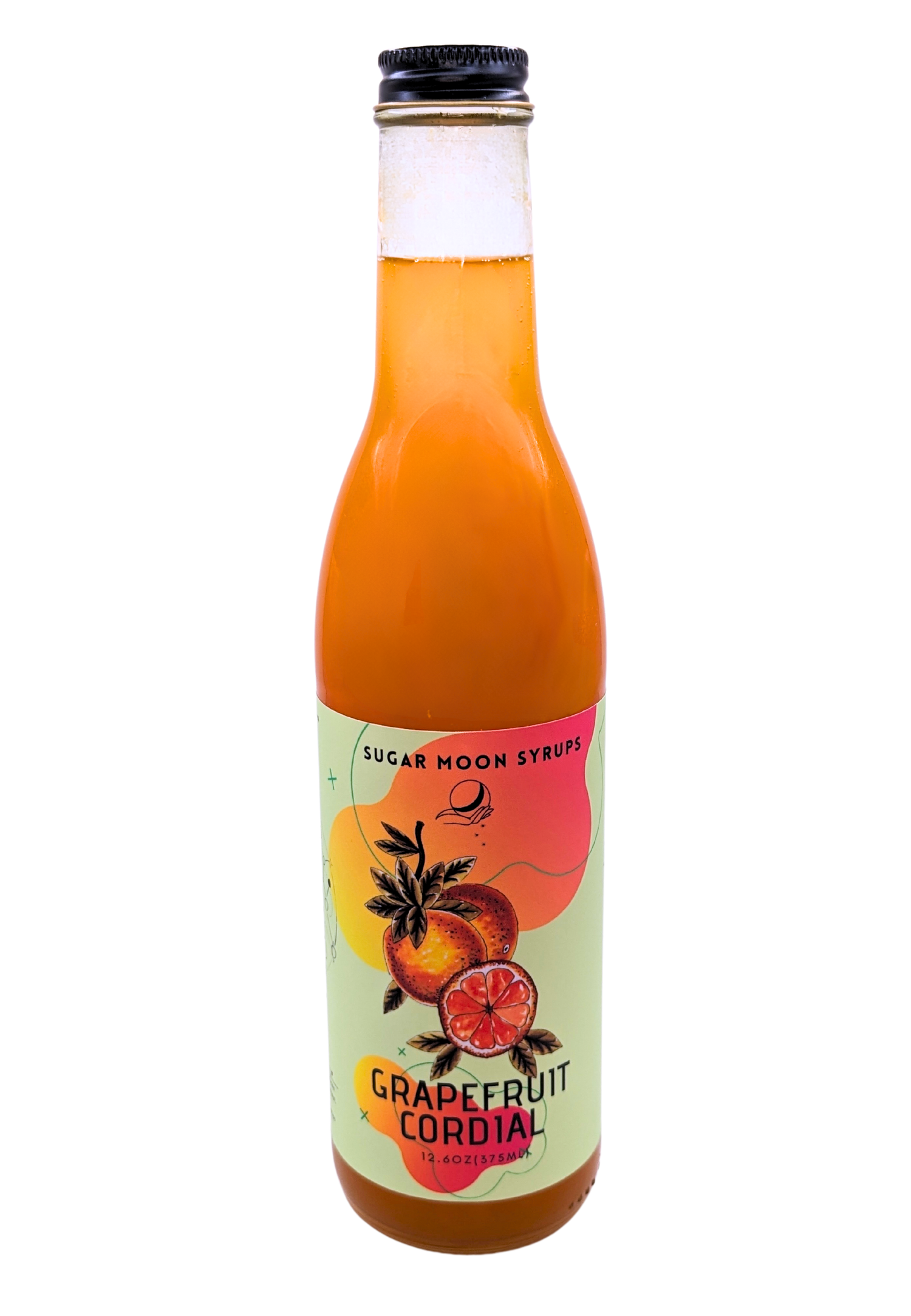 Sugar Moon Syrups - Grapefruit Cordial Syrup (12 oz) – Flyby Provisions
